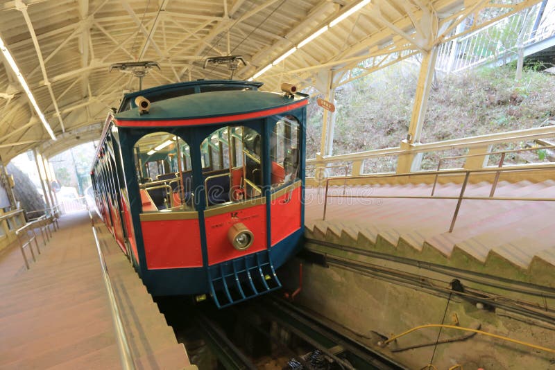 Rokko cable at kobe editorial stock photo. Image of transportation ...