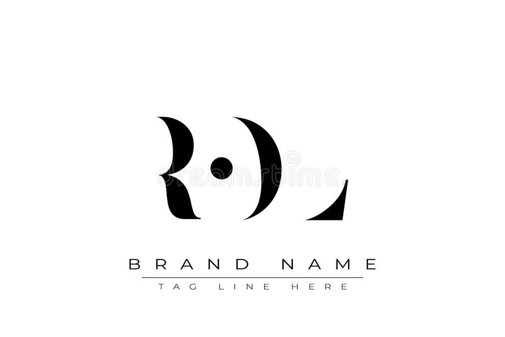 ROL Abstract Letter Logo Design Stock Vector - Illustration of vector ...