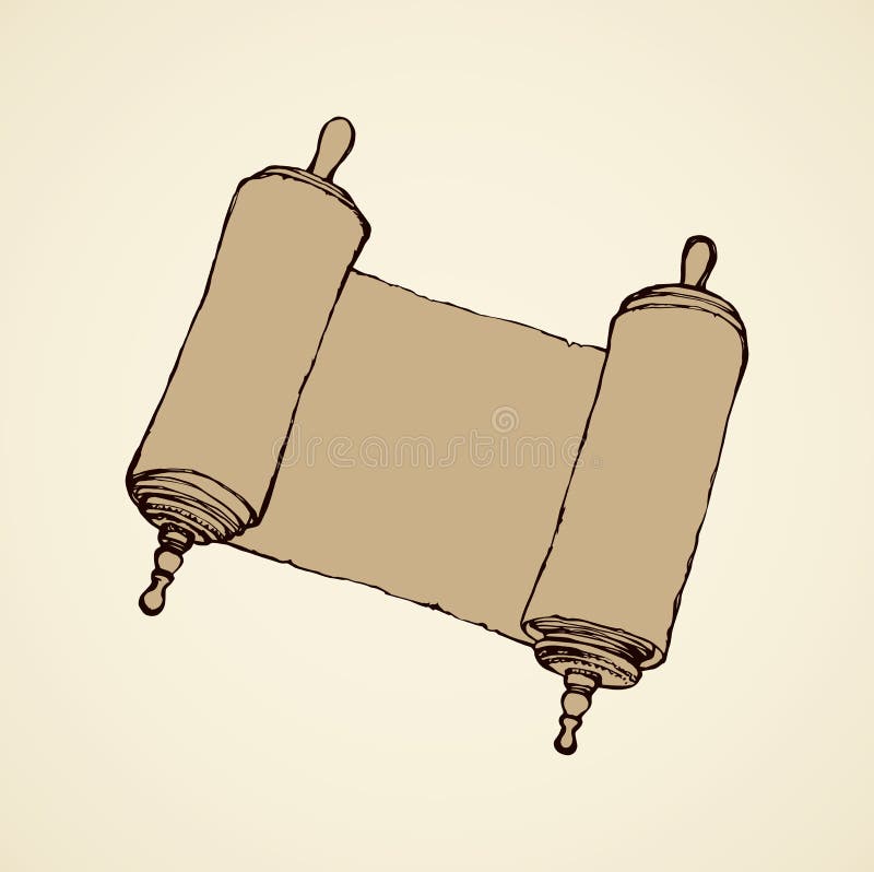 Rol Vector tekening vector illustratie. Illustration of achtergrond ...