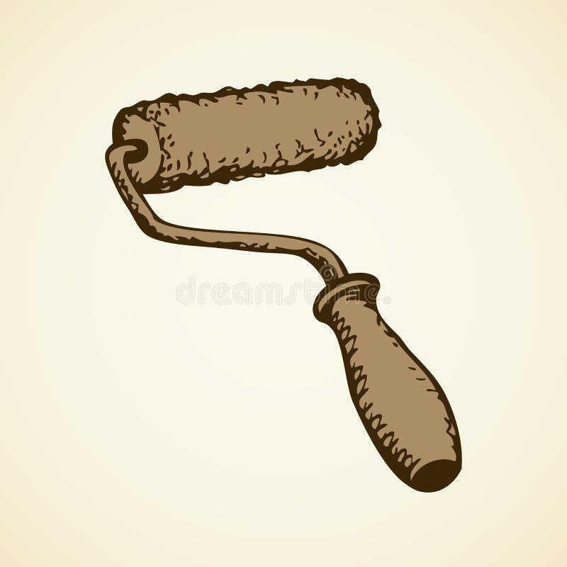 Rol Vector tekening vector illustratie. Illustration of kleur - 81394514