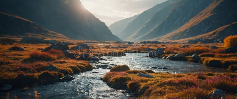 Role Playing Game Landscape with Secret Unknown Places Artwork. Stock ...