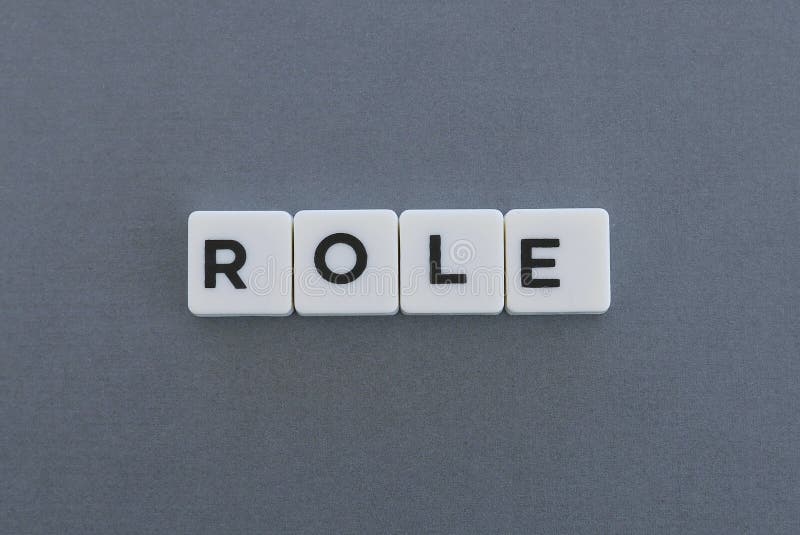 Role Word from Wooden Blocks on Desk Stock Photo - Image of career ...