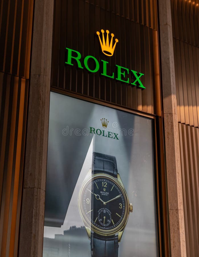Rolex Advertisement stock image. Image of kuala, glass - 332144075