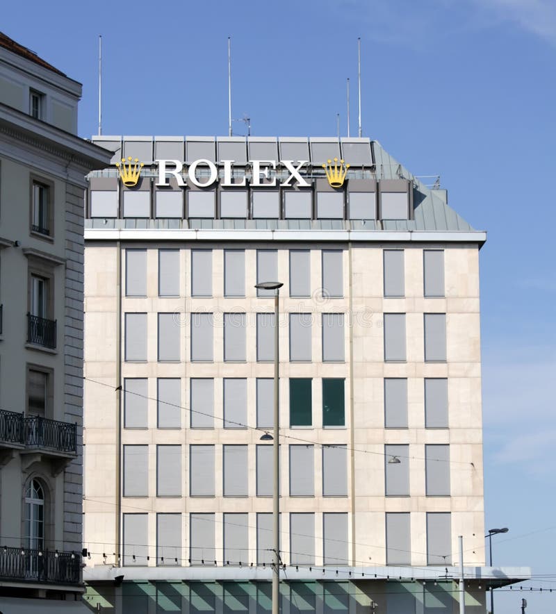128 Rolex Building Geneva Switzerland Stock Photos - Free & Royalty ...