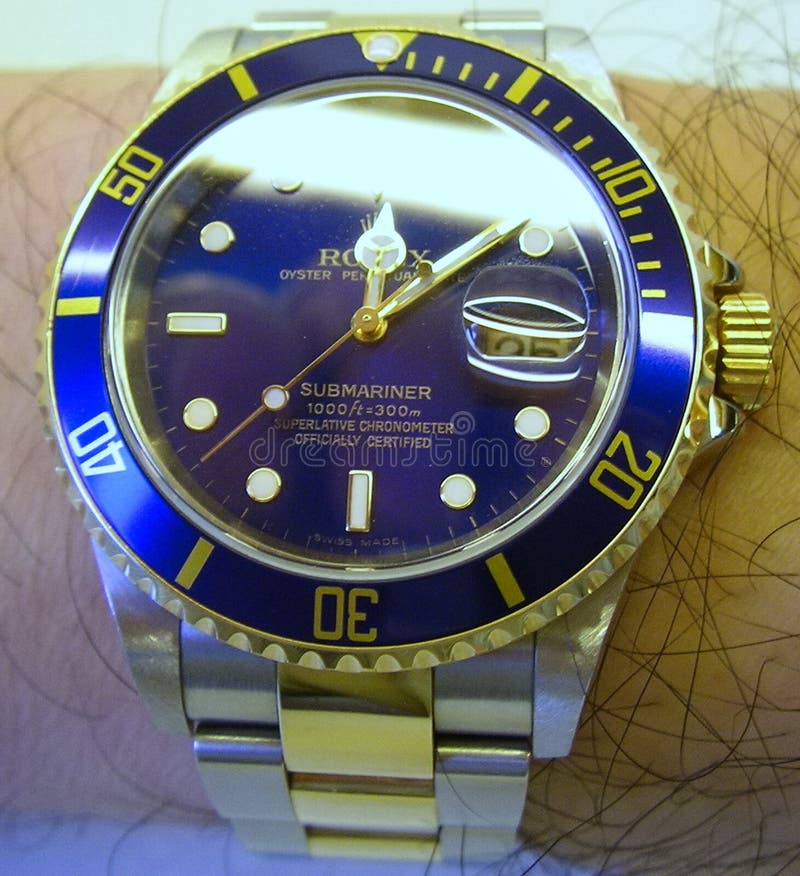 Rolex de dos tonos foto de archivo editorial. Imagen de marcar - 179865678
