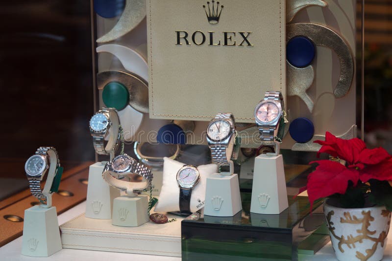 Rolex watches store editorial image. Image of retail - 21535090