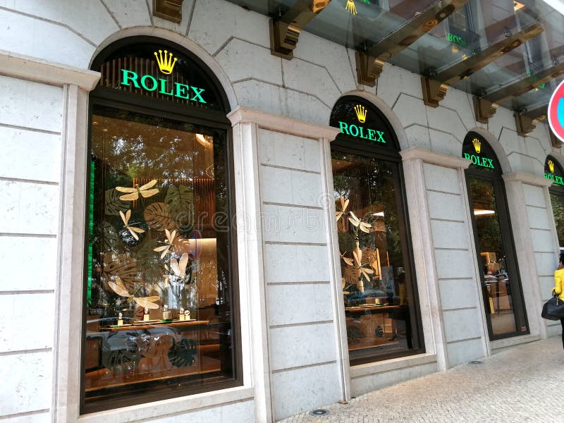 Rolex Store Front in Lisbon Editorial Stock Photo - Image of lifestyle ...