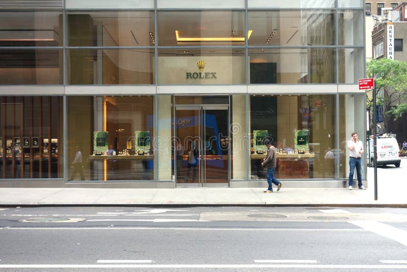 Rolex editorial photo. Image of watches, shopping, midtown - 43093356