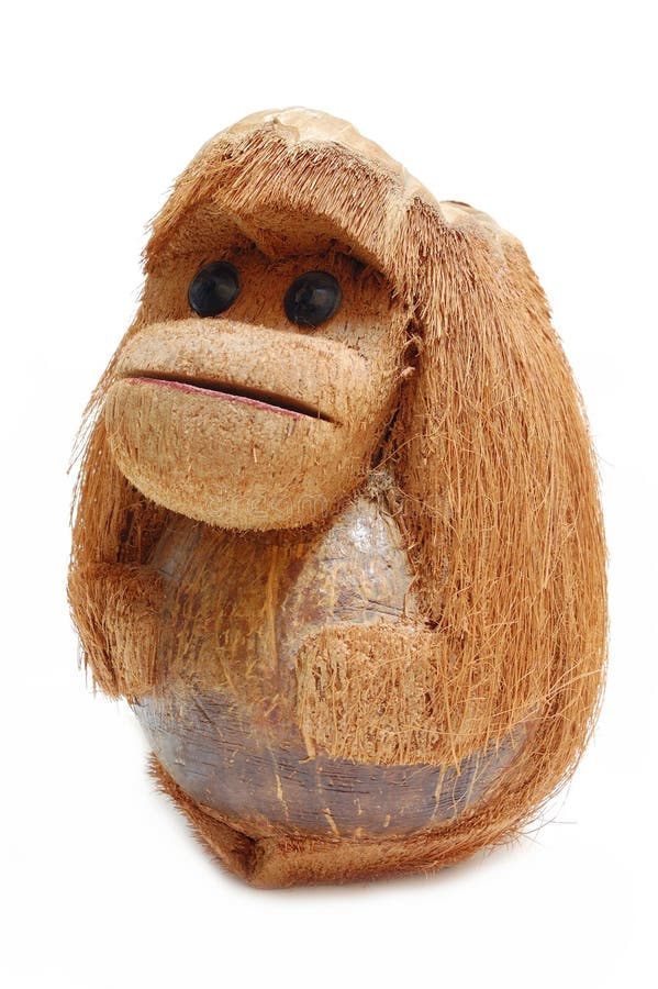 Rolig Apa Som äter En Banan Fotografering för Bildbyråer - Bild av ...