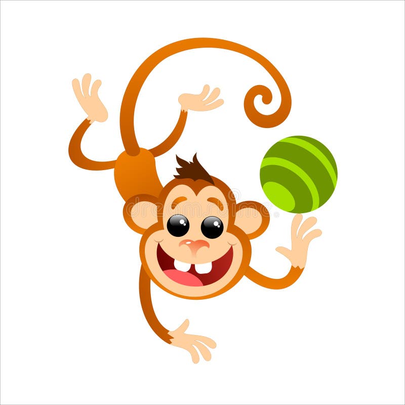 Rolig apa stock illustrationer. Illustration av band - 67359446