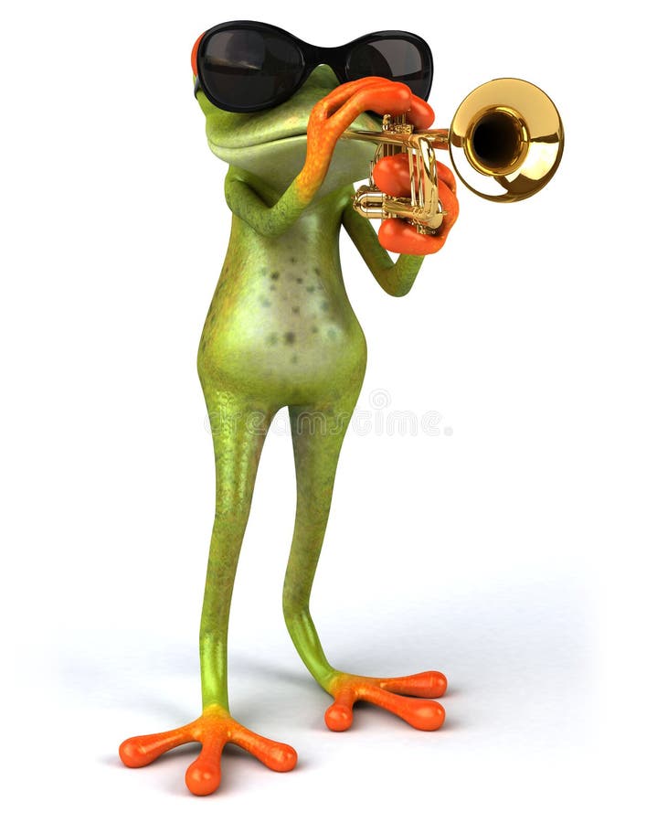 Rolig groda stock illustrationer. Illustration av padda - 47986724