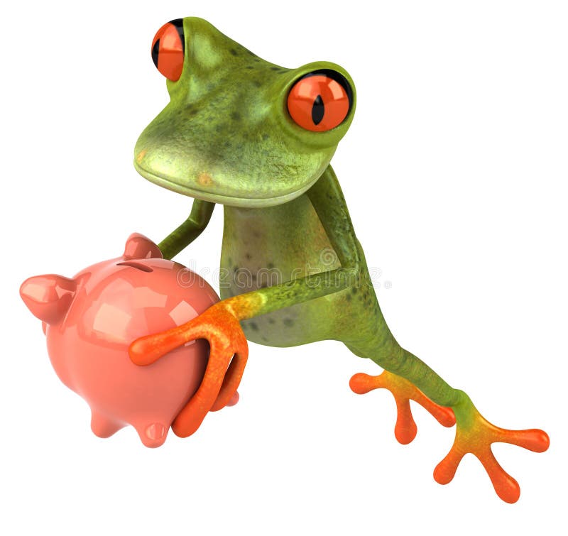 Rolig groda stock illustrationer. Illustration av öga - 50840006