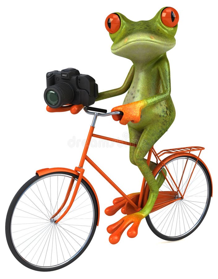 Rolig groda stock illustrationer. Illustration av illustration - 81645480