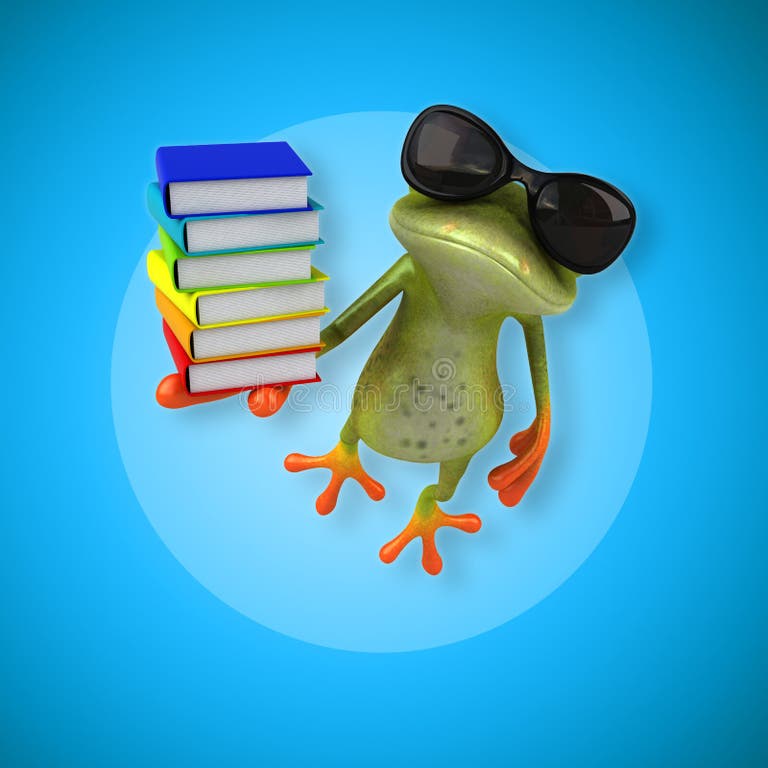 Rolig groda stock illustrationer. Illustration av läst - 79909435