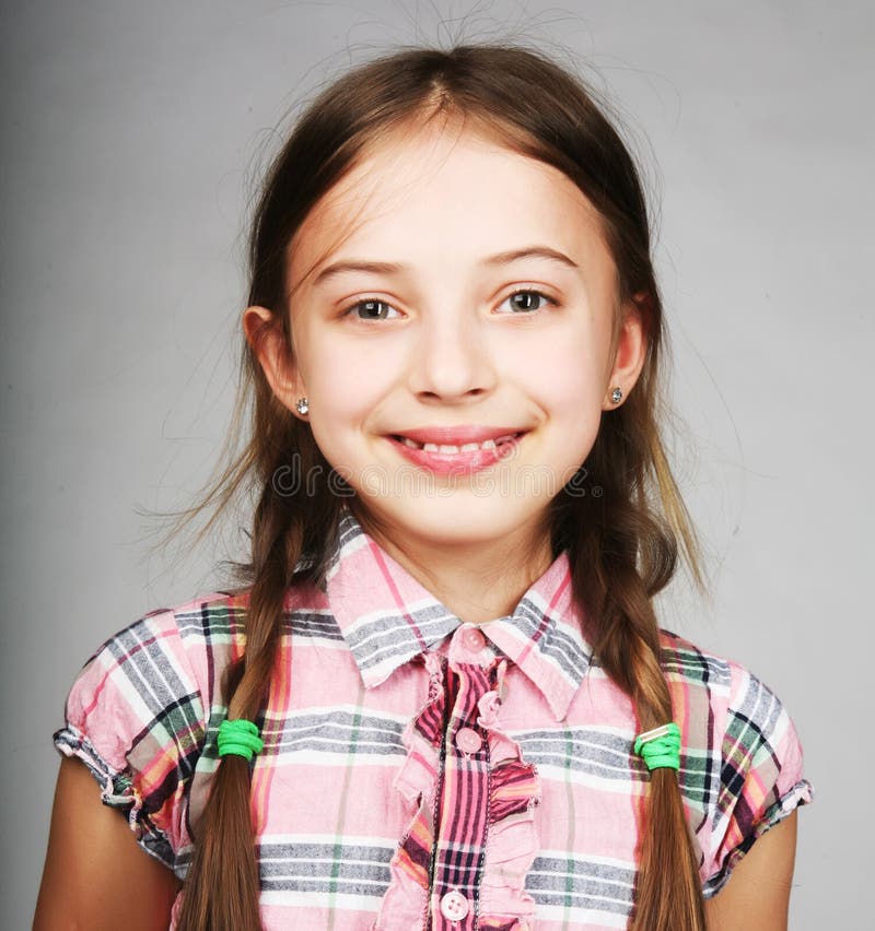 Flicka little fotografering för bildbyråer. Bild av säkerhet - 14361823