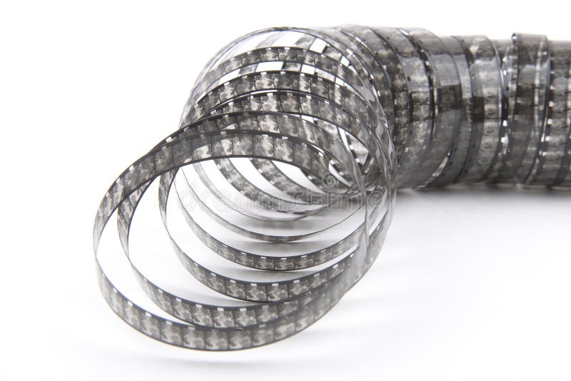 Roll of 8 mm film stock image. Image of moving, isolate - 28005763