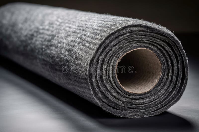 Roll of Acoustic Insulation, with Its Soft Texture. Generative AI Stock ...