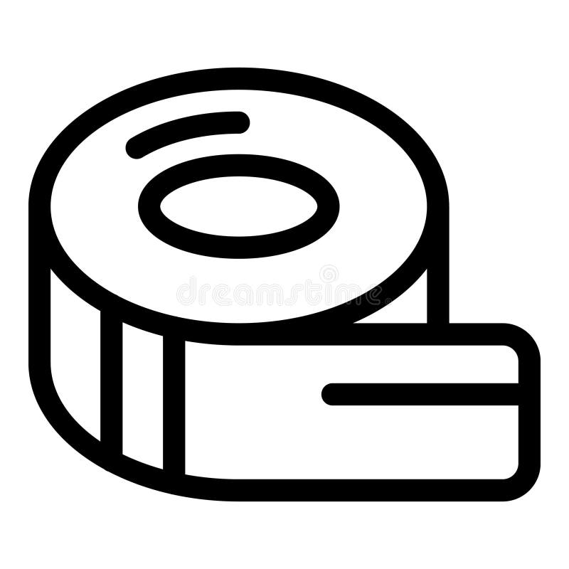 Roll of Adhesive Tape Presenting a Blank Side for Copy Space Stock ...