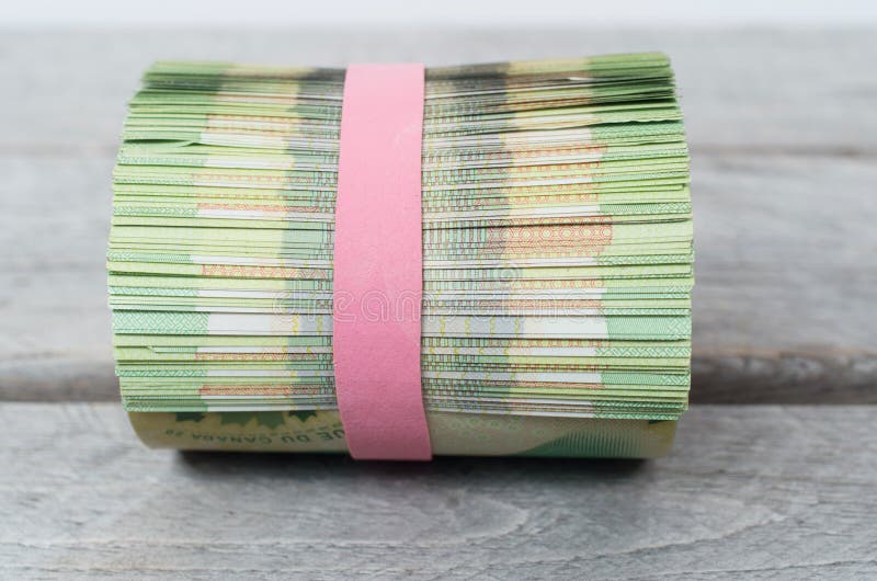 Roll of bank notes stock photo. Image of profit, exchange - 57004024