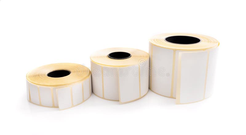 Blank Adhesive Labels Rolls Stock Photos - Free & Royalty-Free Stock ...