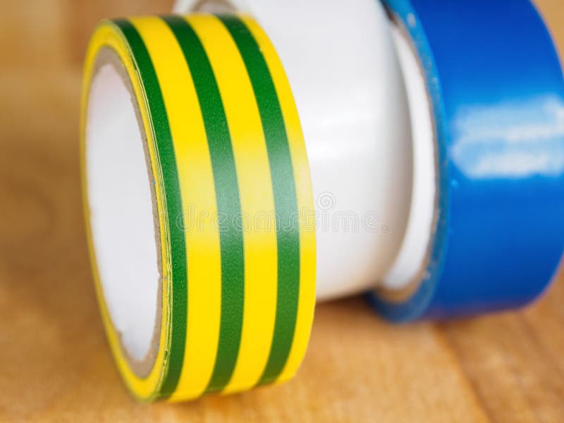 A Roll of Black Insulating Tape, Its Texture and Shine. a Close-up of a ...