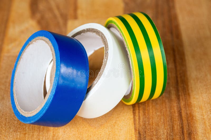 A Roll of Black Insulating Tape, Its Texture and Shine. a Close-up of a ...