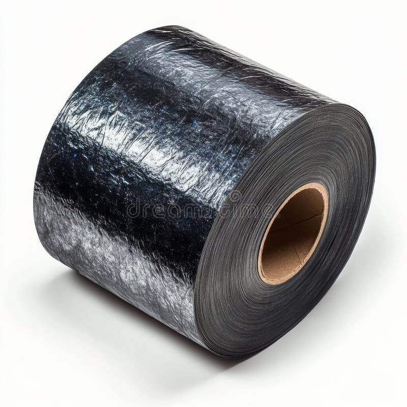 Roll of Black Plastic Wrap for Packaging and Storage in Household and ...