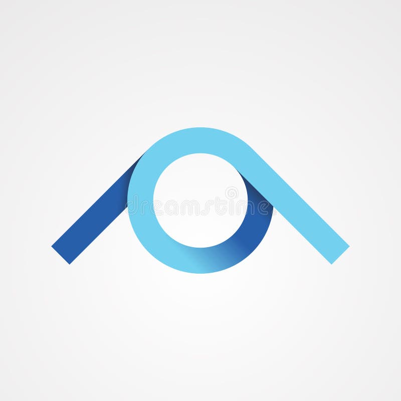 Roll Blue Gradient Color Vector Design Illustration Stock Vector ...