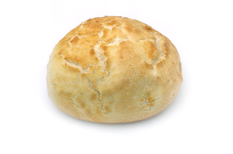 Roll Bun on White Background Stock Image - Image of pastry, food: 50089125