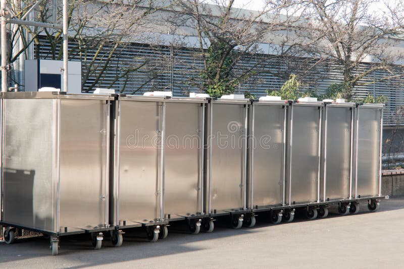 Roll cages stock photo. Image of trolley, cages, stainless - 26286404