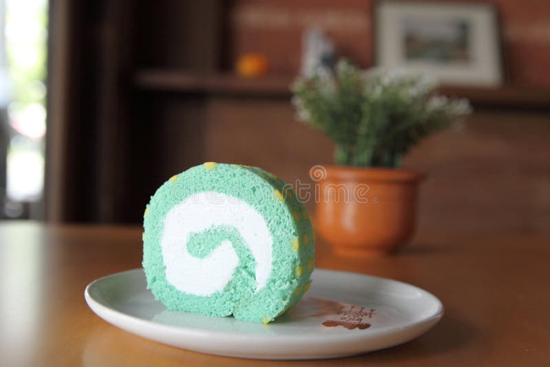 Fancy Roll cake stock image. Image of dessert, fruit - 141561061