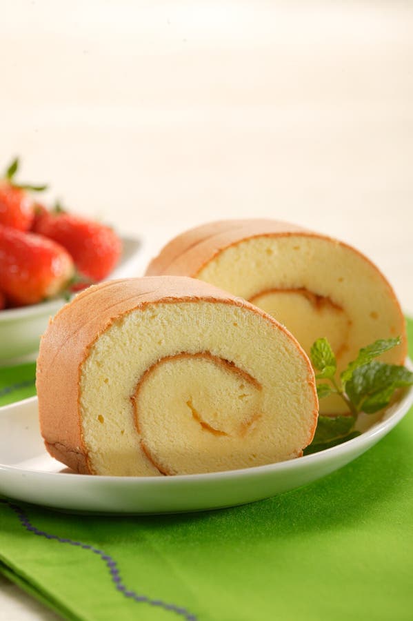 Roll cake stock photo. Image of lemonade, recipe, food - 21375330