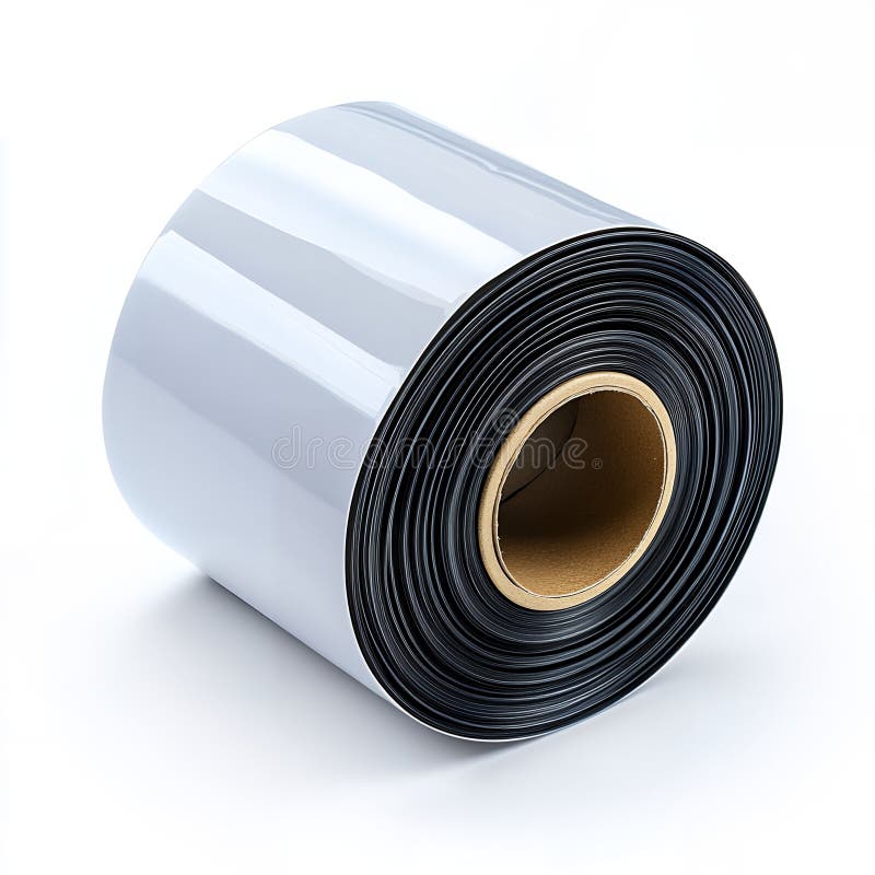 Roll of Clear Plastic Film Sheeting Packaging Material for Industrial ...