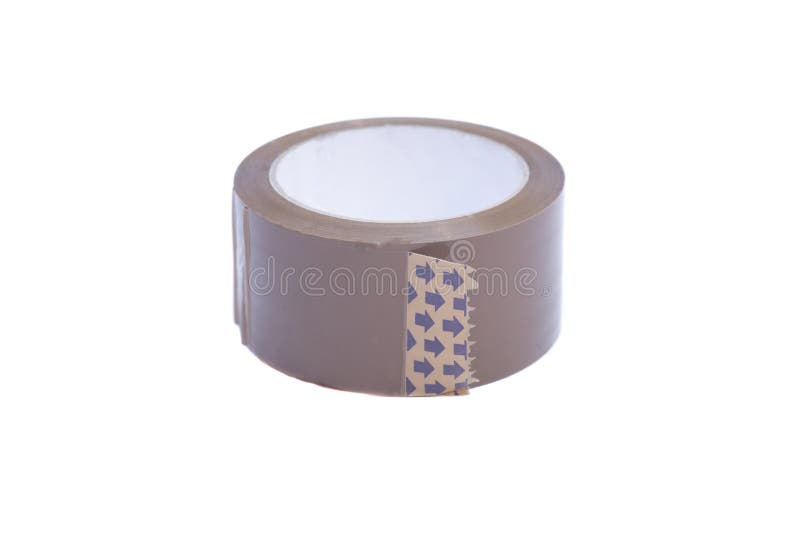 Transparent Sticky Adhesive Tape Stock Photo - Image of sticker, roll ...