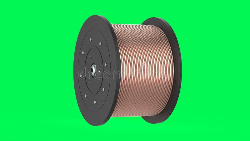 Roll of Copper Sheets or Heap of Copper Tapes on Green Screen 4k ...