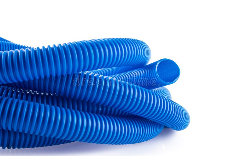 Roll of Corrugated Pipe Tube for Electrical Installation Stock Photo ...