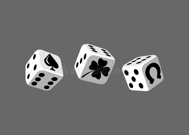 Roll the dices. stock illustration. Illustration of dices - 318407578