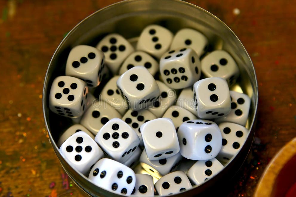Roll the Die stock image. Image of number, play, game - 1150547