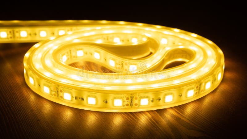 Roll of Diode Strip, Led Lighting Stock Image - Image of plastic ...