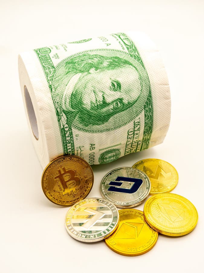 Row of Bitcoins on White. Digital Currency Stock Image - Image of ...