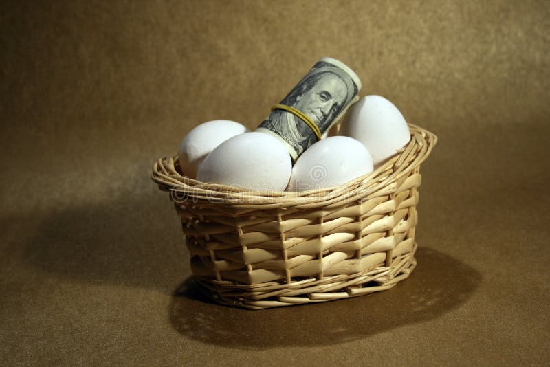 Golden Nest Egg stock image. Image of concept, saving, wealthy - 1733