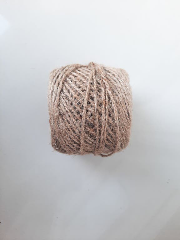 A roll of flax rope stock image. Image of flax, wool - 225814965