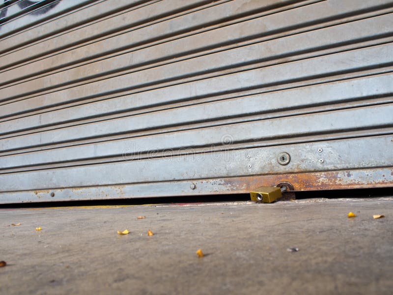 Roll Up Garage Door Gates, Texture Illustration Stock Image - Image of ...