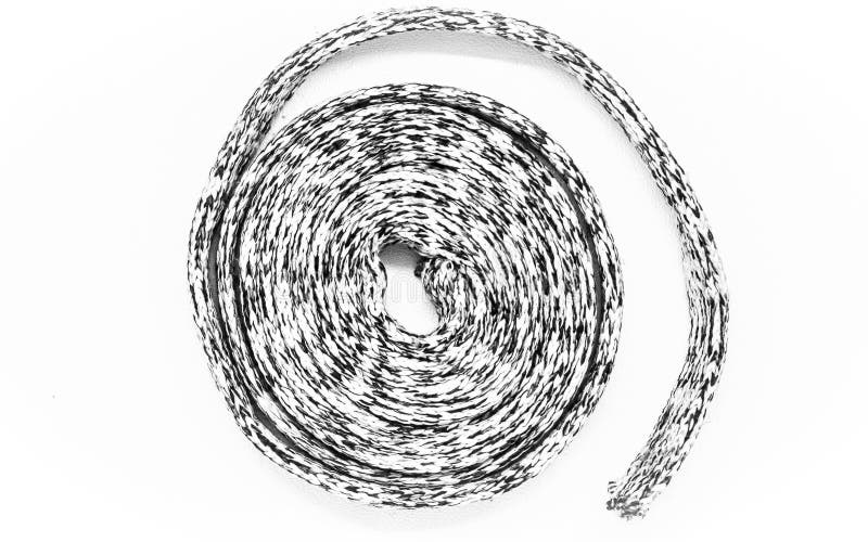 Roll of gray cloth rope stock photo. Image of design - 290030836
