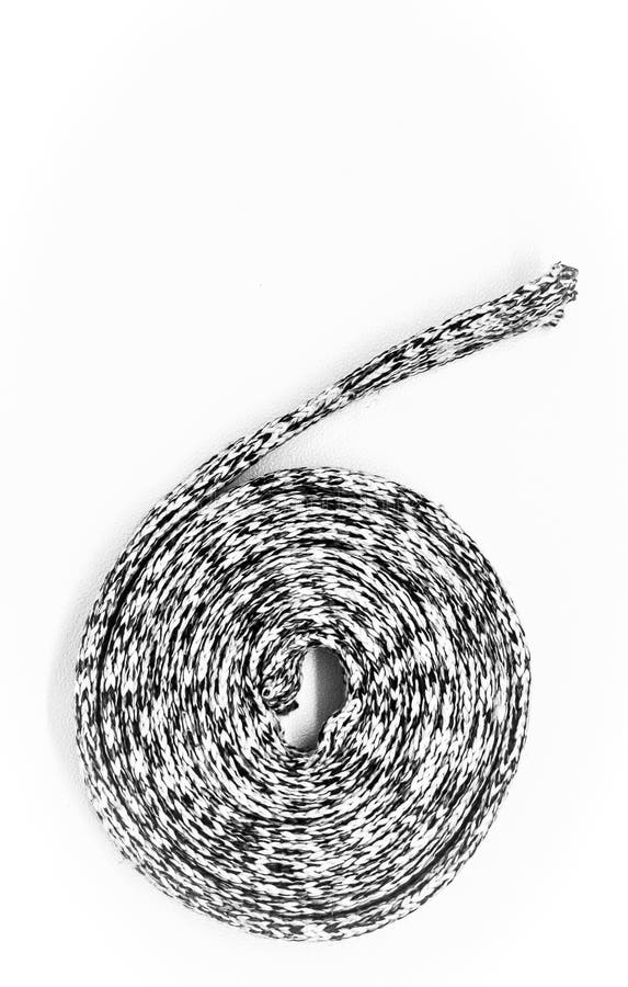 Roll of gray cloth rope stock image. Image of background - 290031067