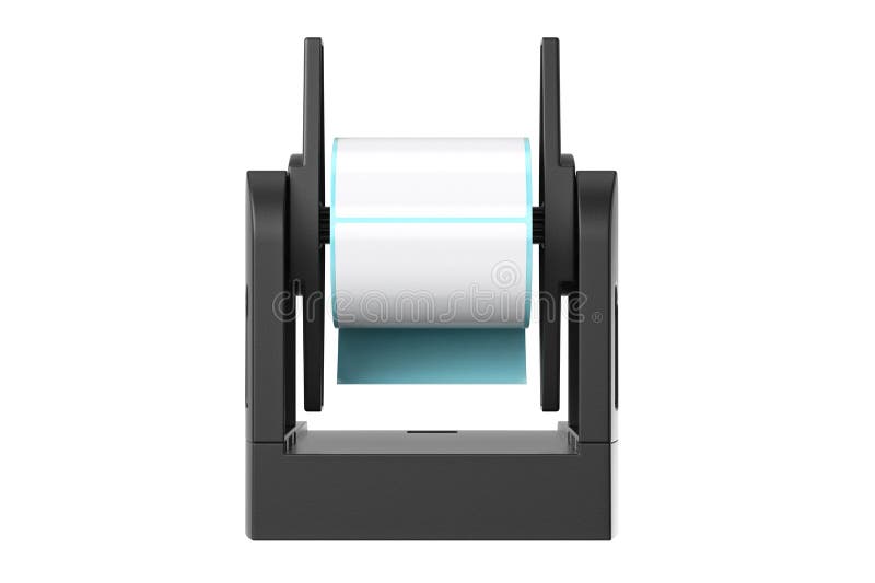 Roll holder, back view stock illustration. Illustration of equipment ...