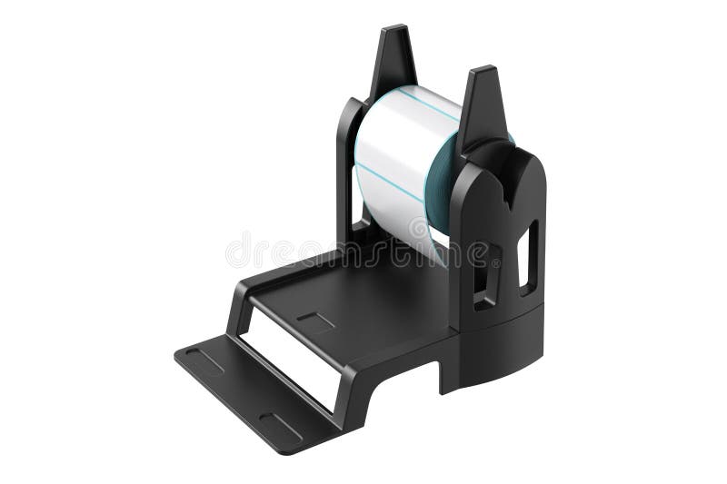 Roll holder sticker stock illustration. Illustration of large - 80689054