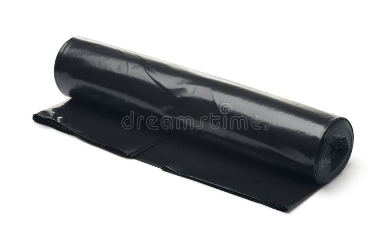 Trash Bags Set, Full Plastic Garbage Containers, Polyethylene Rubbish ...