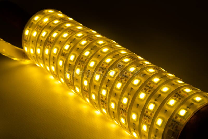 Roll of Led Strip for Decorative Home Lighting Stock Photo - Image of ...