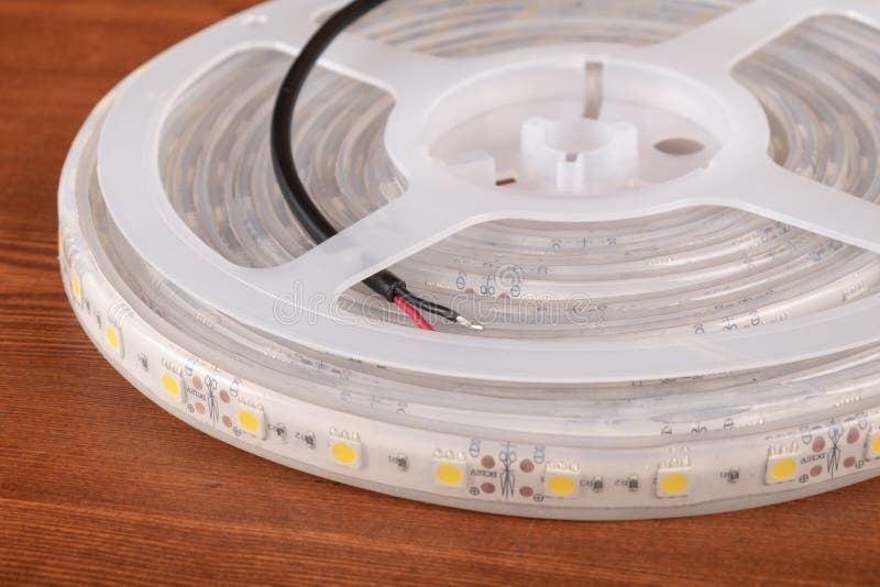 Roll of Led Strip Light ,diode Decorative Adhesive Tape Stock Photo ...